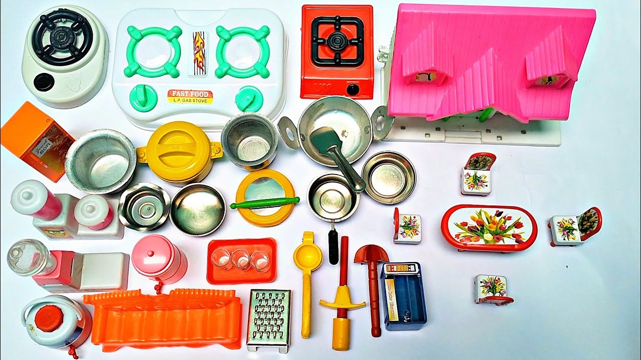 Diy Unboxing Amazing Mini Kitchen Set | Mini Latest Steel and Plastic ...