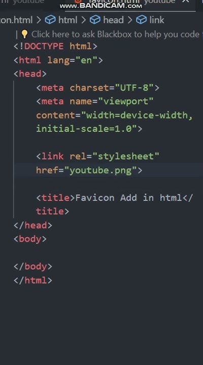 Favicon in HTML || How to Add Favicon in HTML #shortviral #shorts # ...