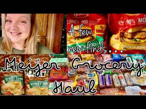 Grocery Haul | Meijer | Dinner Menu | Family of 4 | January 2025 - YouTube