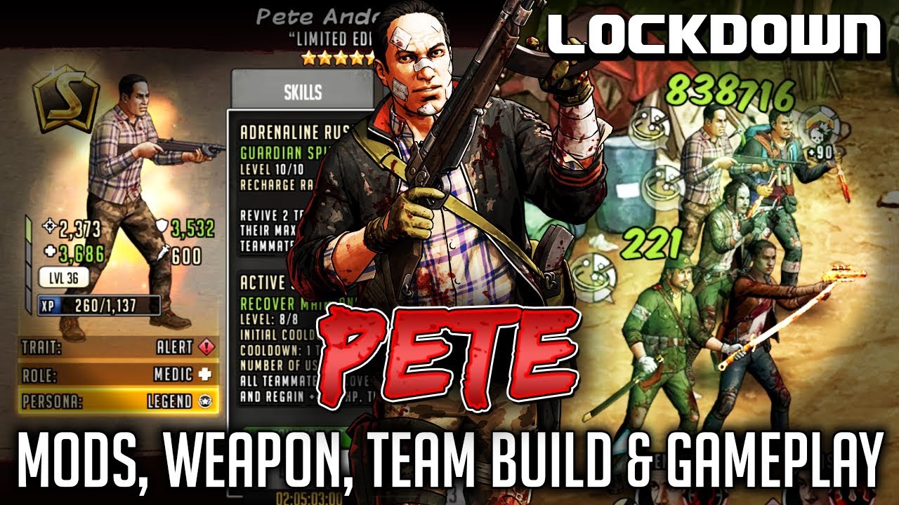 TWD RTS: S Class Pete Starter Guide & Gameplay - The Walking Dead: Road ...