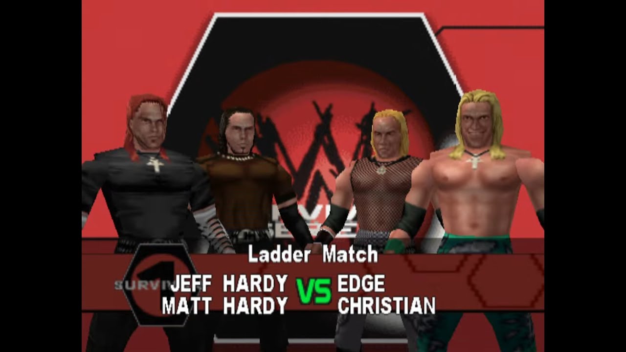WWF No Mercy (N64) - Ladder match - YouTube