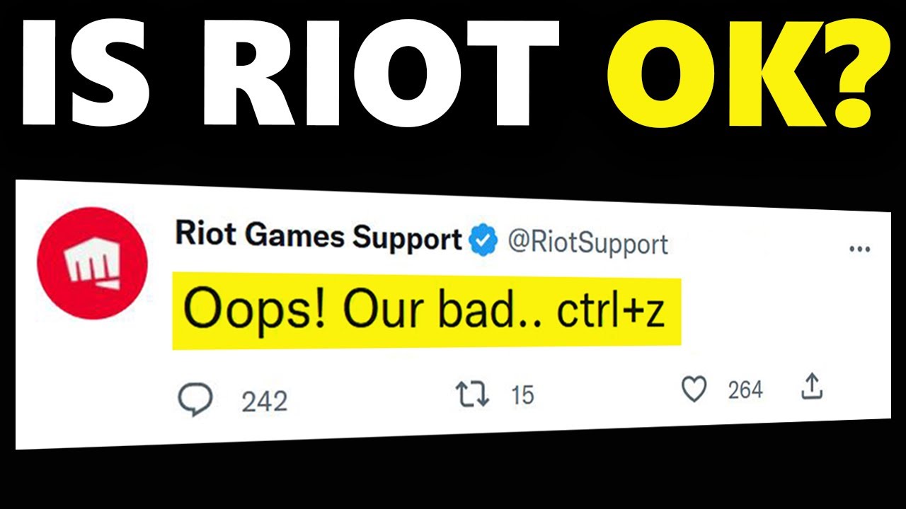 riot responds to bans - YouTube