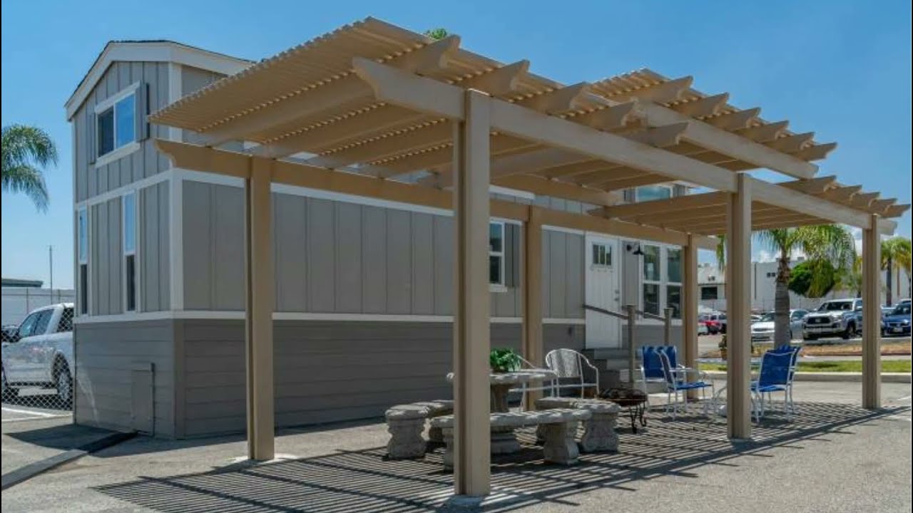 Double Loft Park Model RV - YouTube