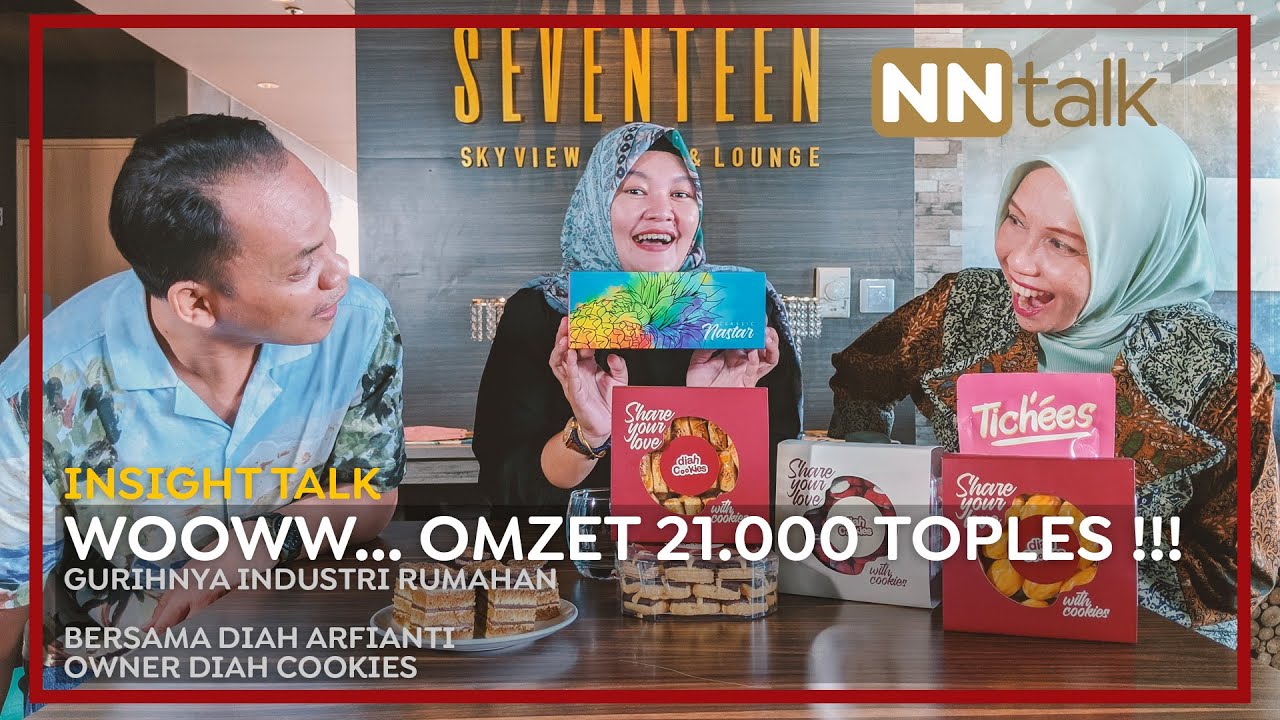 DIAH COOKIES, INDUSTRI RUMAHAN BEROMZET 21.000 TOPLES - EP-73 - YouTube