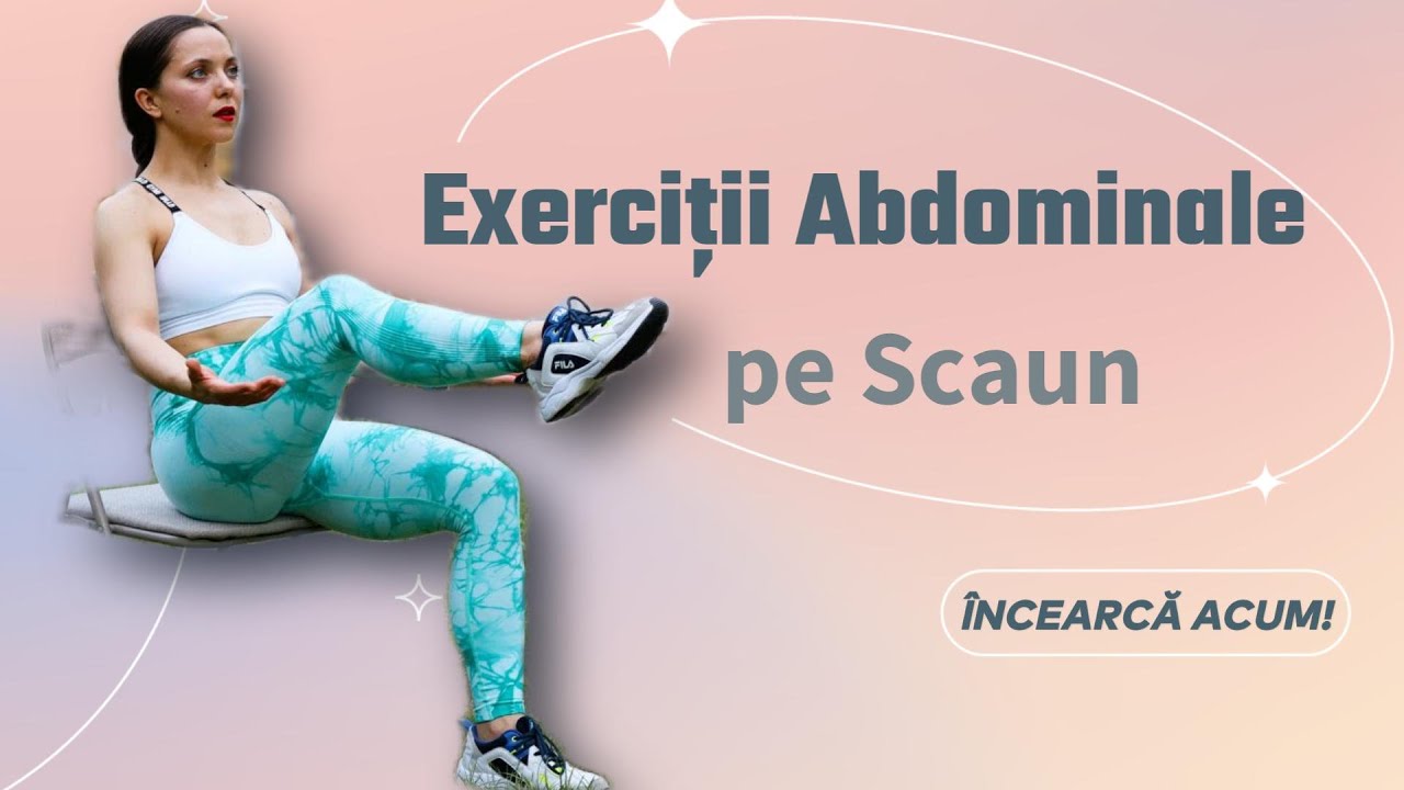 Cele mai Eficiente Exercitii Abdominale pe Scaun | Topeste Grasimea pe ...