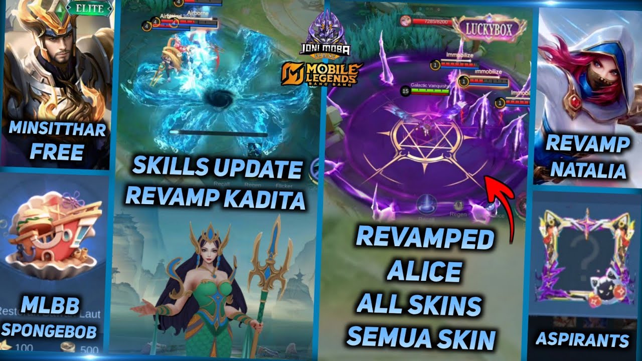 REVAMP ALICE ALL SKINS, REVAMP KADITA UPDATE, REVAMP NATALIA ...