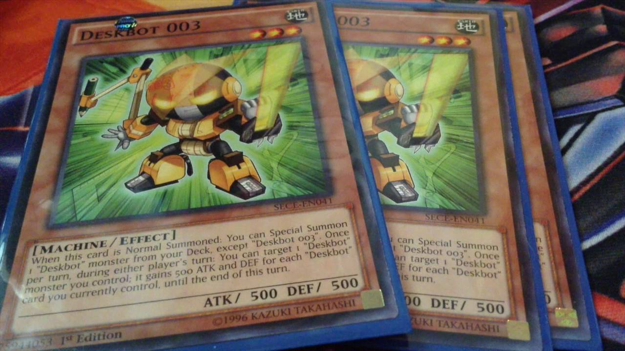 Yu-Gi-Oh! Deskbot Deck Profile - YouTube