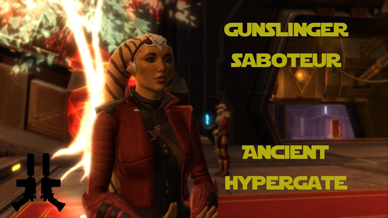 SWTOR - PvP - Gunslinger Saboteur - Ancient Hypergate - YouTube