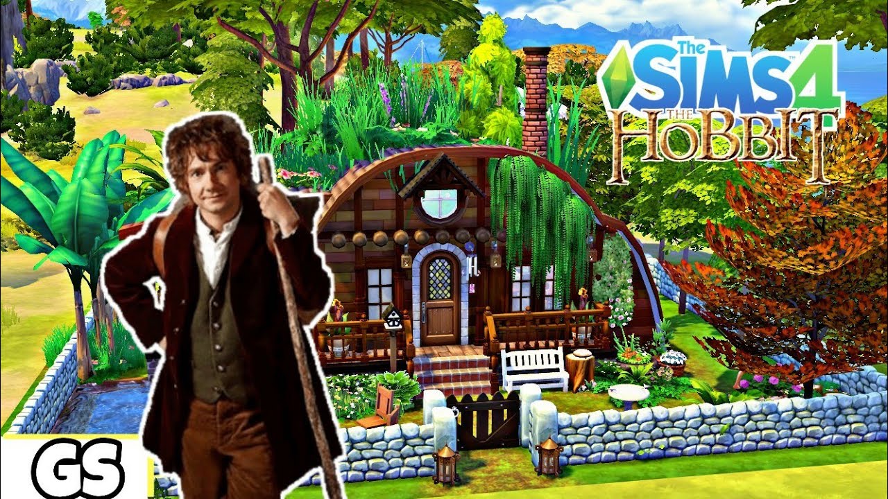 100 VIDEO | CASA HOBBIT | The Sims 4 (SPEED BUILD) - YouTube