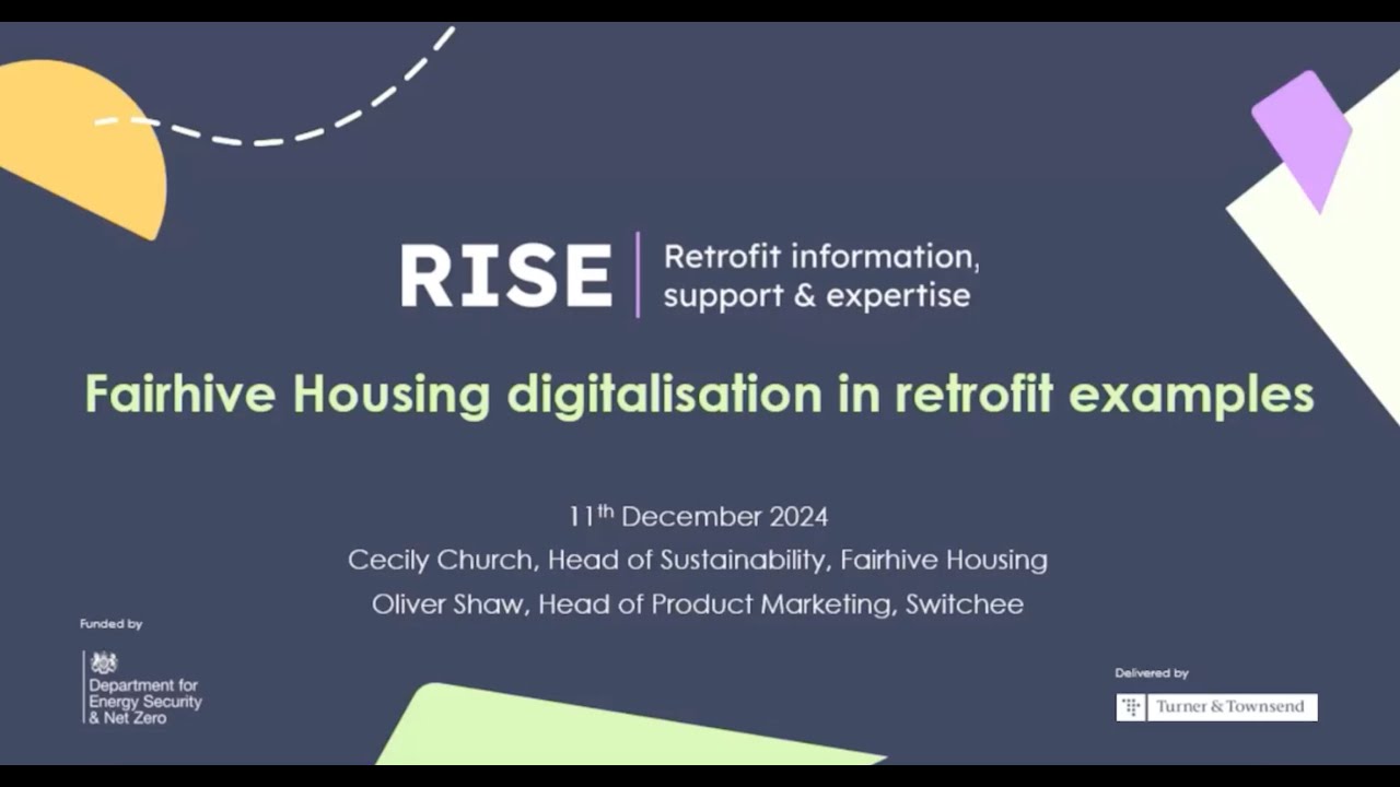 Digitalisation in retrofit with Fairhive Housing - YouTube