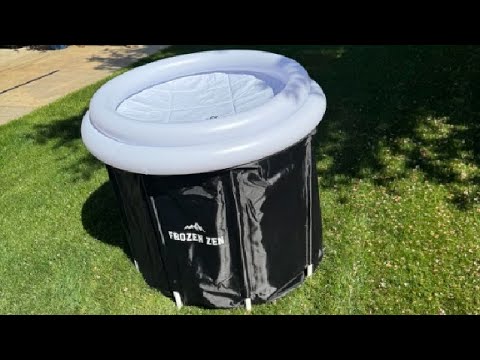 Frozen Zen Ice Bath Tub For Athletes with Lid, Portable Ice Bath ...