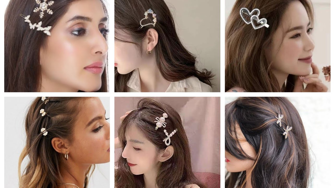 Trending fancy hair clips/stylish hair clips/hair accessories ...