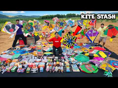 2026 New Kite Stash Worth ₹100,000 | A Treasure Trove of New Kites, Spools, and Manjha | All New ...