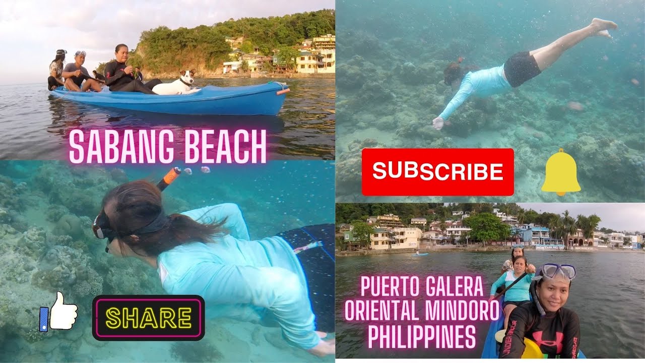 SABANG BEACH PUERTO GALERA ORIENTAL MINDORO PHILIPPINES - YouTube
