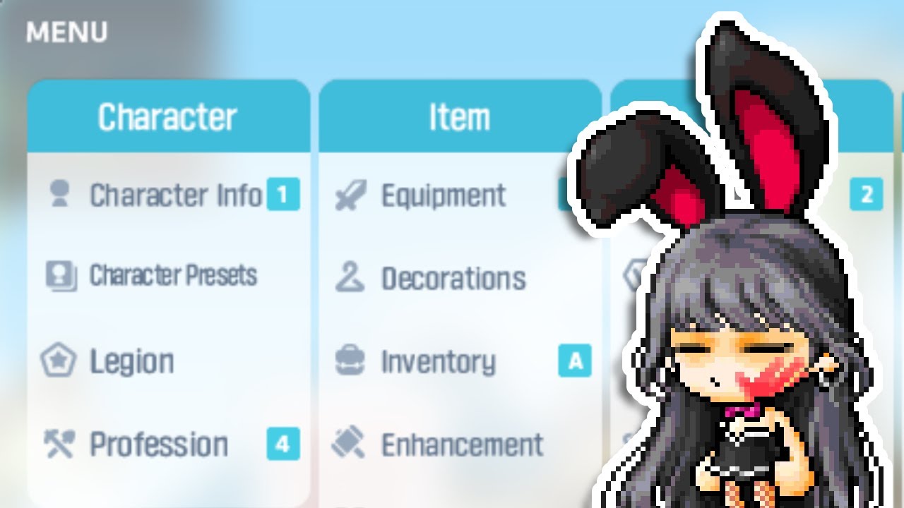 MapleStory - The MENU (New UI Is Confusing) - YouTube