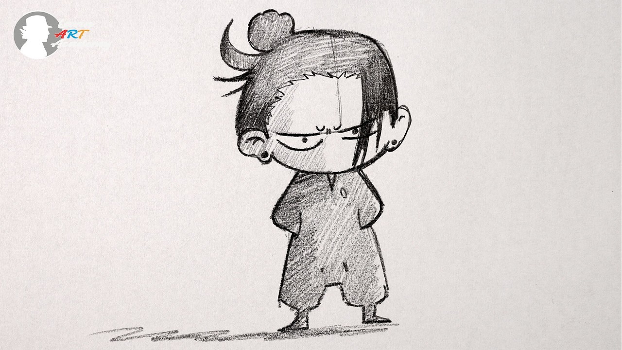 How to Draw Chibi Geto Suguru | Jujutsu Kaisen - YouTube
