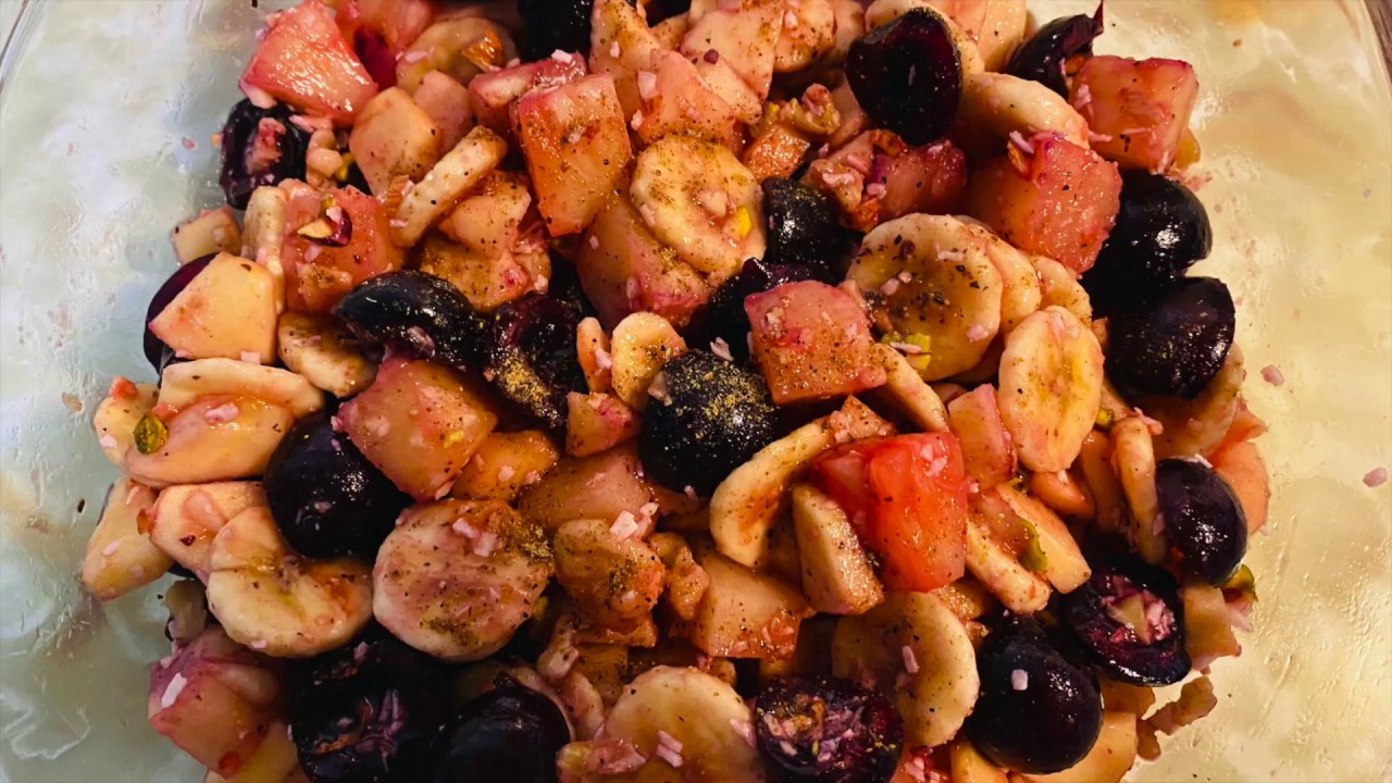 How to make tasty Fruit Chat(Fruit Salad) - YouTube