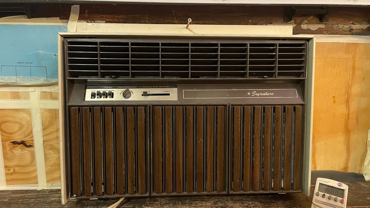 Vintage 1970 Signature 6,000 Btu window Air Conditioner - YouTube