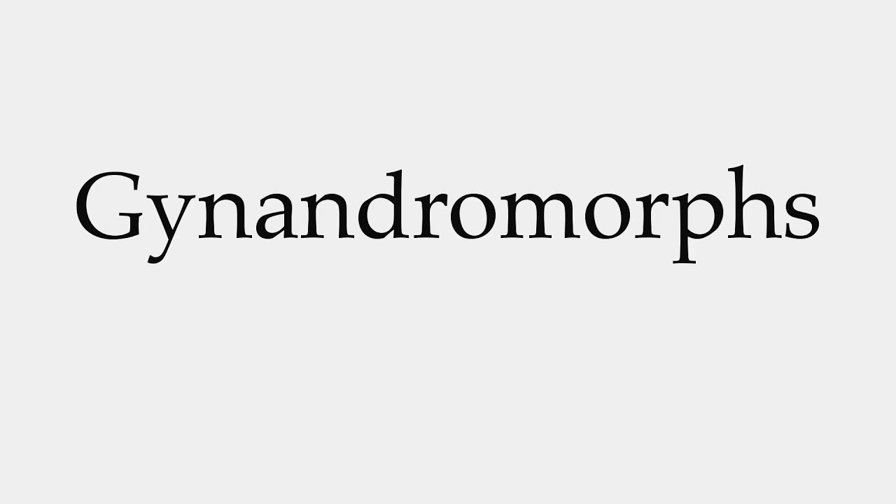 How to Pronounce Gynandromorphs - YouTube