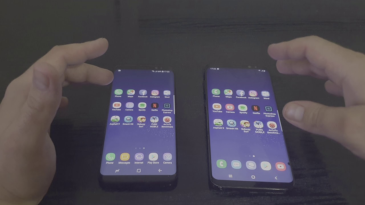 S8/S8+ Android 8.1 Oreo vs Android 9.0 Pie Speed Test - YouTube