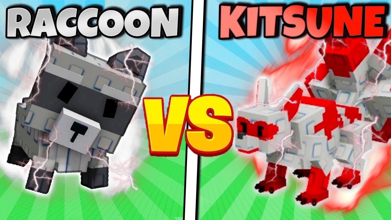 ALL MUTATIONS: RACCOON vs KITSUNE! (Grow A Garden) - YouTube