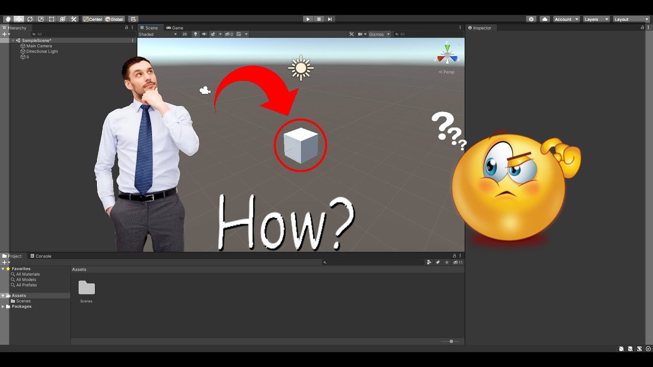 Create Cube in Unity ig Tutorail - YouTube