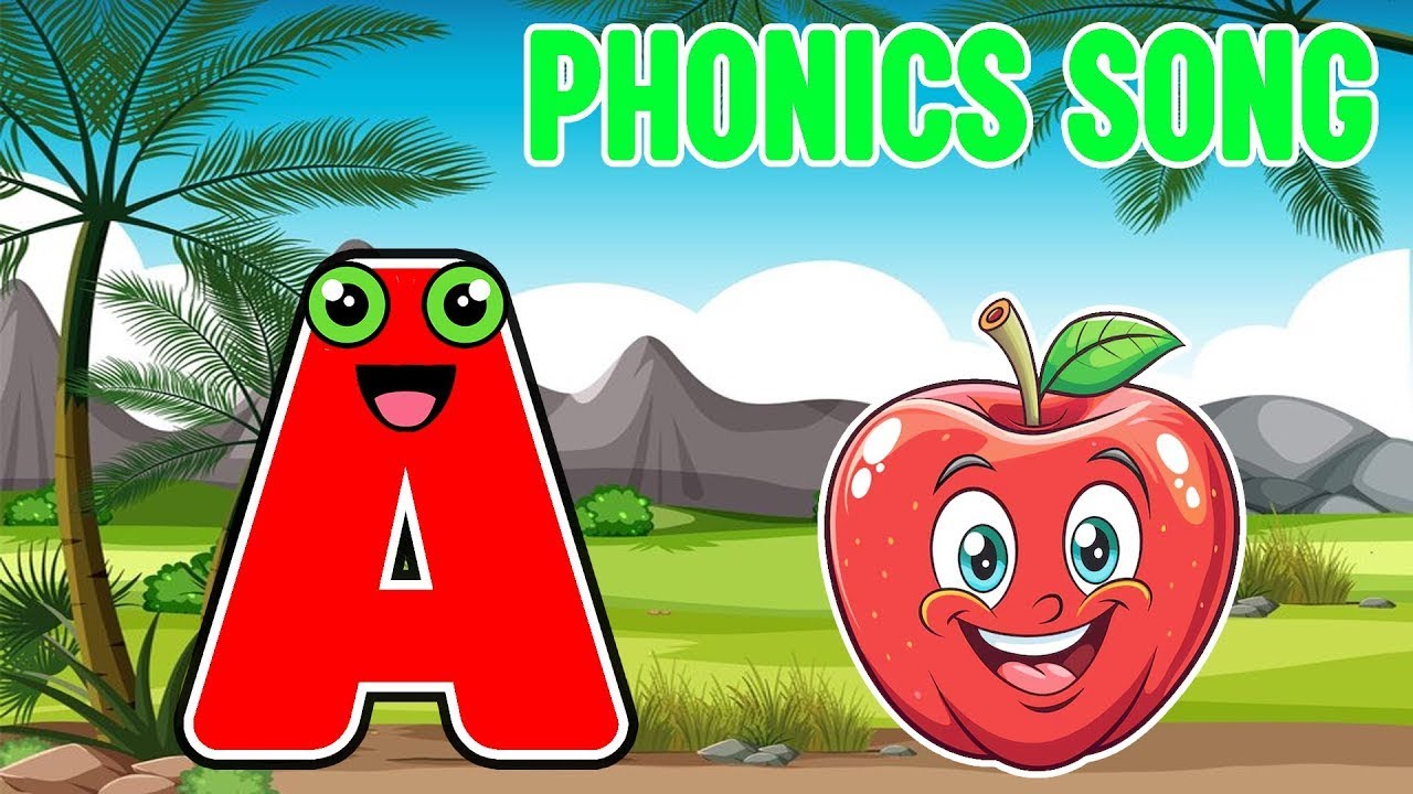 ABC Phonics Song | Phonics Sounds of Alphabet A to Z | A For Apple ...
