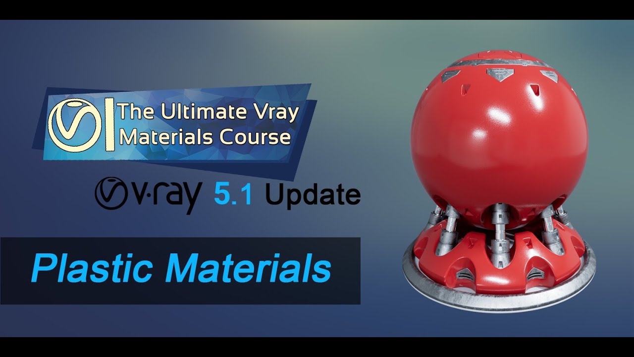 #Vray 5.1 Creating Plastic Materials - YouTube