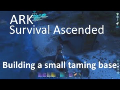 Episode 26 : Building a small taming base | Ark - YouTube