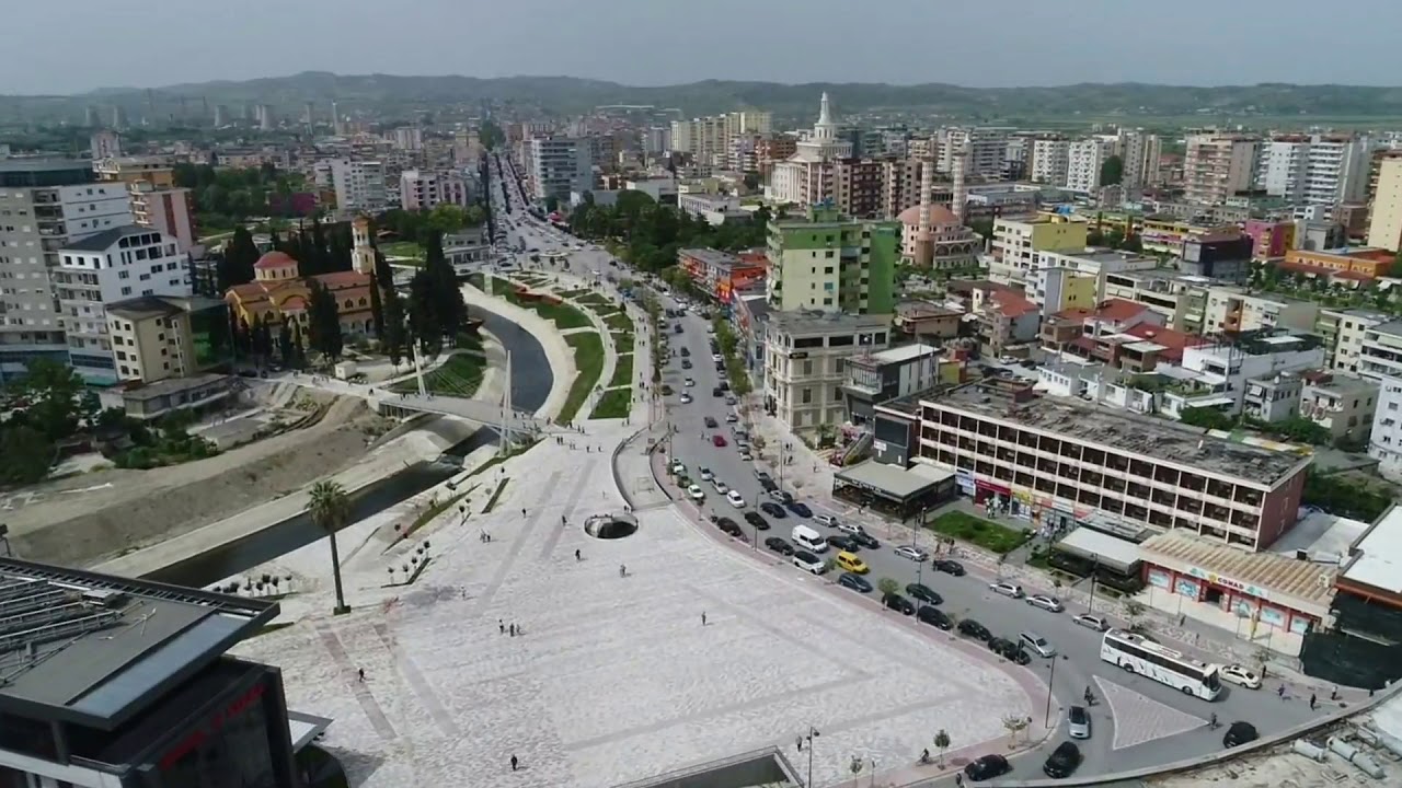 Fieri zone e gjelber, pamje me dron nga rifillimi i jetes ne Fier - YouTube