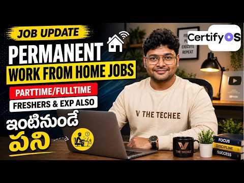 Urgent: Work from Home Job from Certify OS | Latest Jobs in Telugu | Good Package | Jobs in Telugu