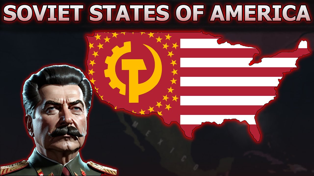 What if Stalin Ruled The USA in WW2 - HOI4 Timelapse - YouTube