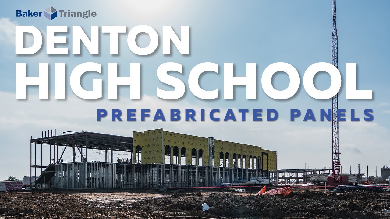 Take Flight with Panels | Denton High School Prefabricated Exterior ...