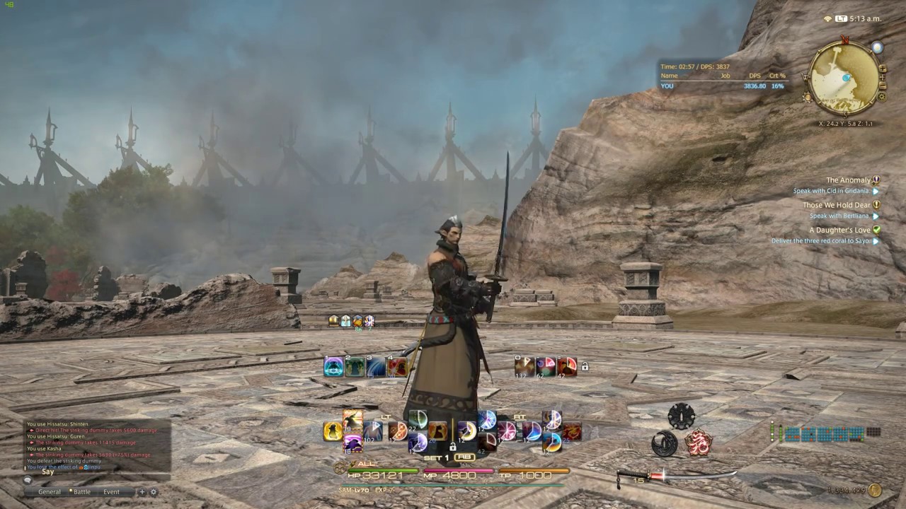 Final Fantasy XIV Stormblood - Samurai - YouTube