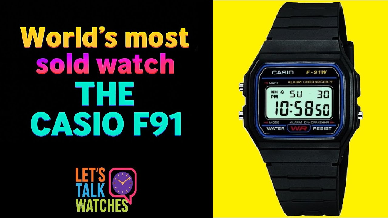 Casio F91 - Vintage Watch - Unboxing and Functionality - YouTube