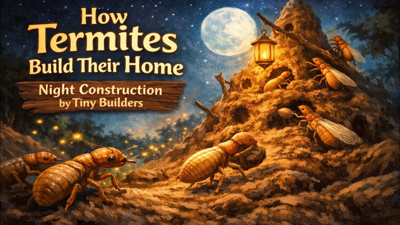 How Termites Build Their Home | Night Construction by Tiny Builders ...