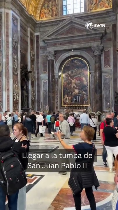 ¡Visitamos la tumba de San Juan Pablo II! - YouTube