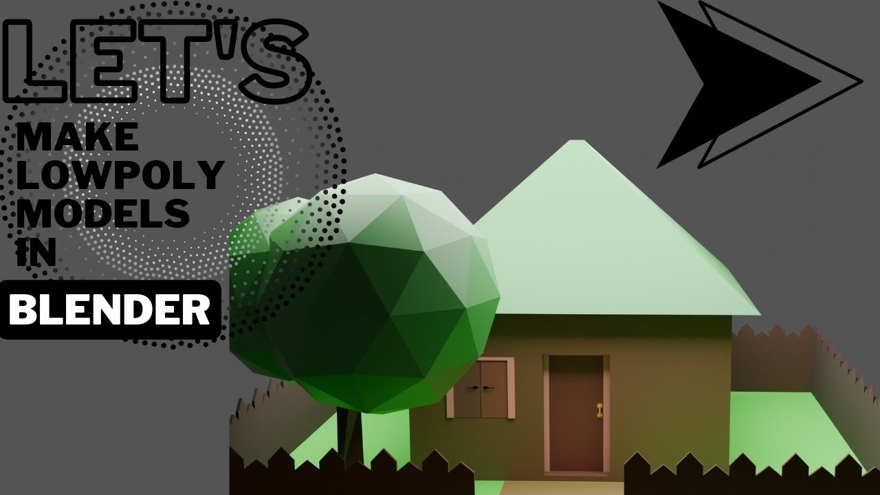 Let's Make Lowpoly Models In Blender. - YouTube