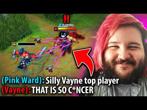 This Vayne top player learns about Pink Ward Shaco today... (GET BAITED)