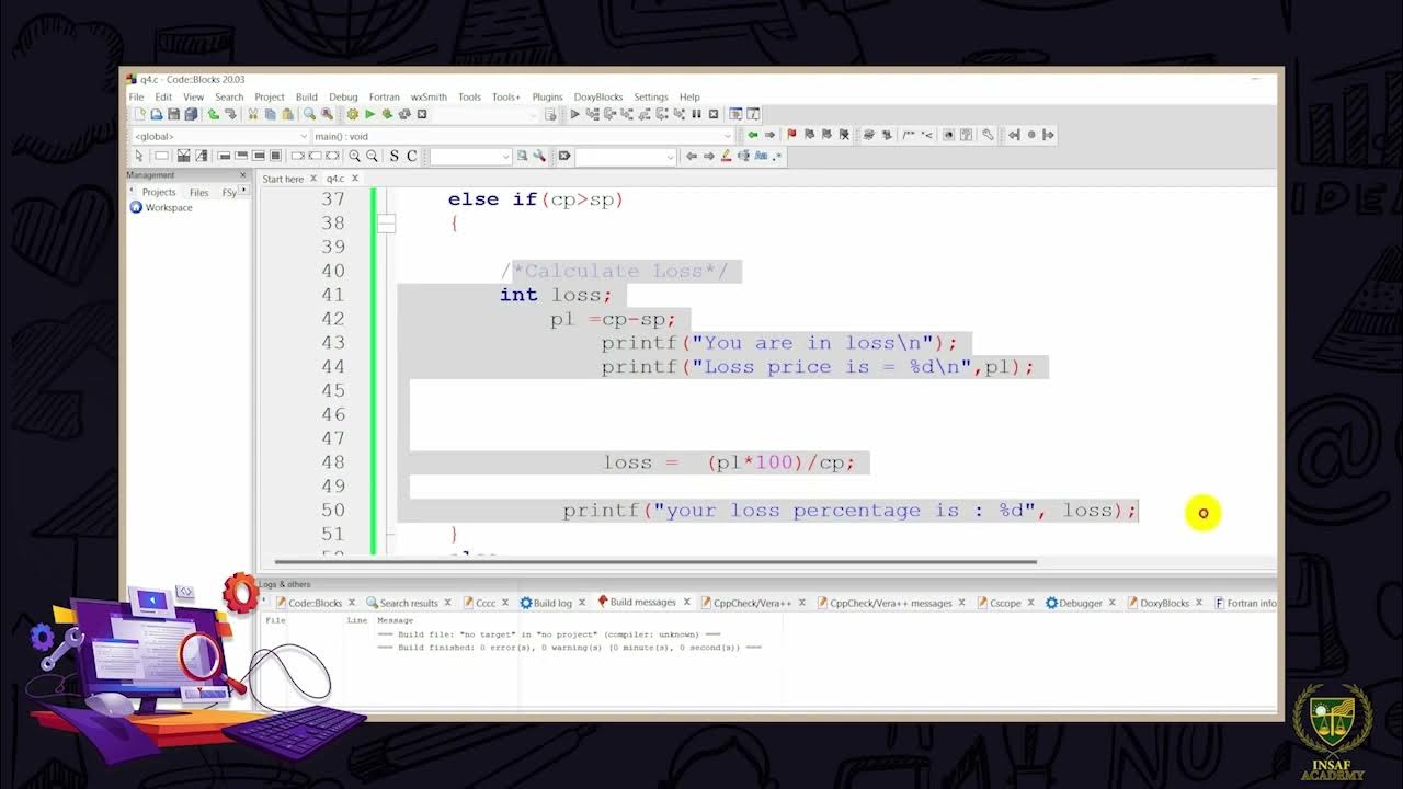 Programming exercise| 10TH COMPUTER SCIENCE | CHP 03 | LECTURE NO 3.25 - YouTube