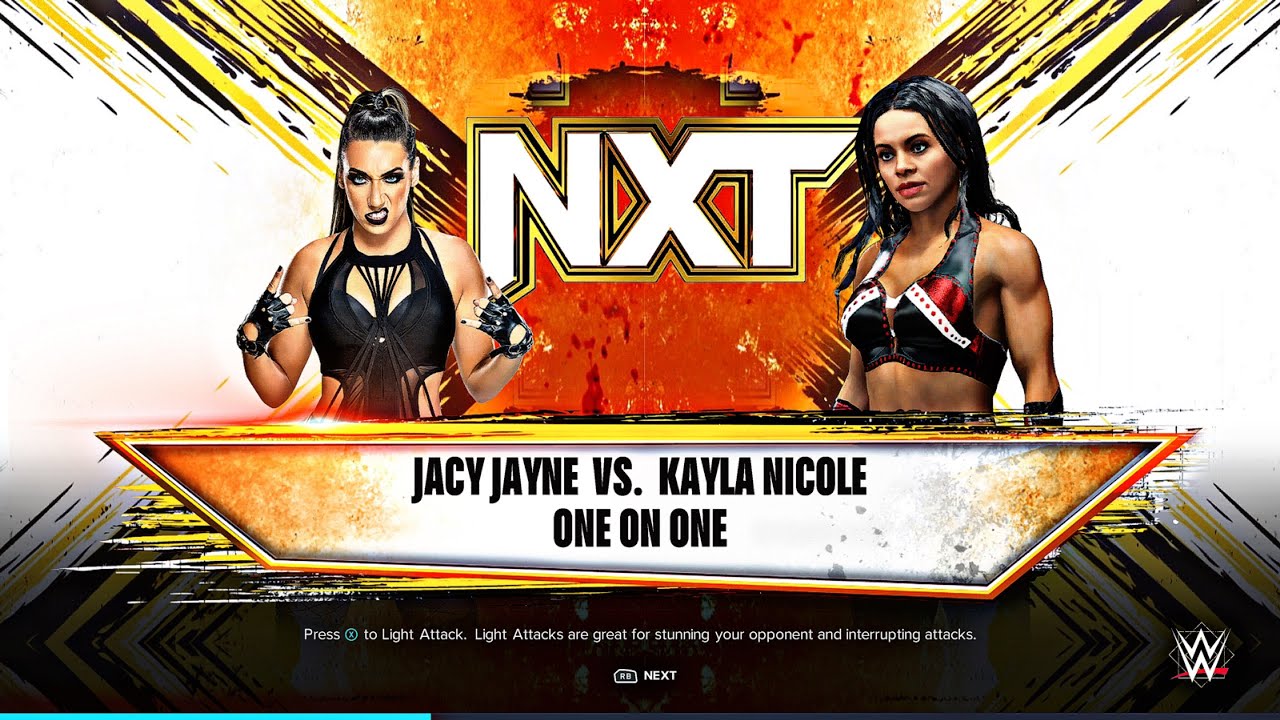 WWE 2K24 Jacy Jayne Vs Kayla Nicole "NXT" August 27, 2024 (XBOX Series ...