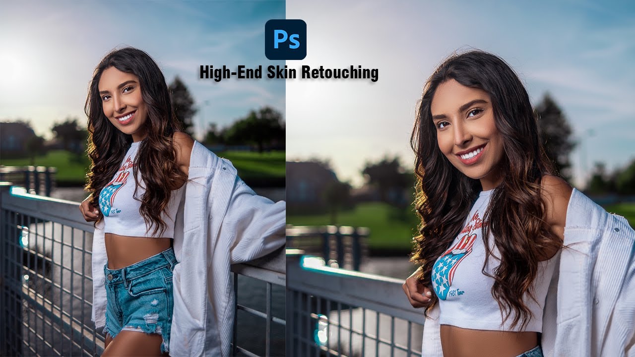 High-End Skin Retouching Ps - YouTube