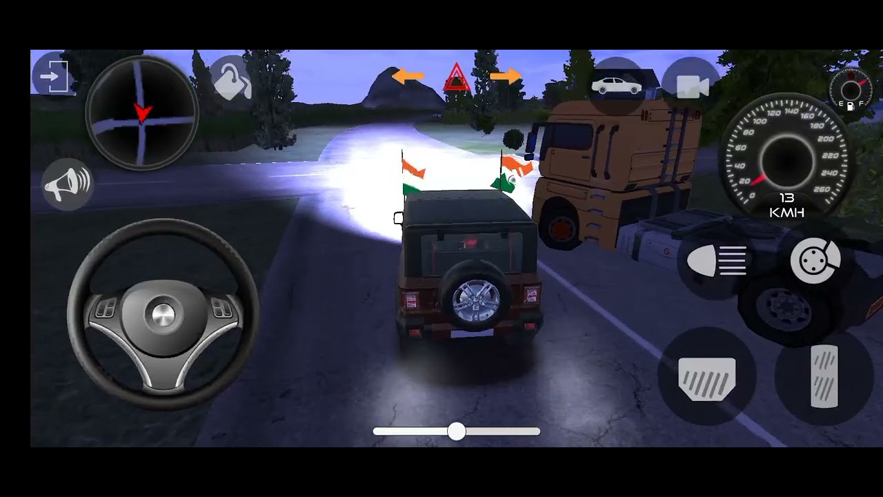 Dr gaming Thar stunt chocolaty Thar Thar film Indian car racing game 😂😱 ...