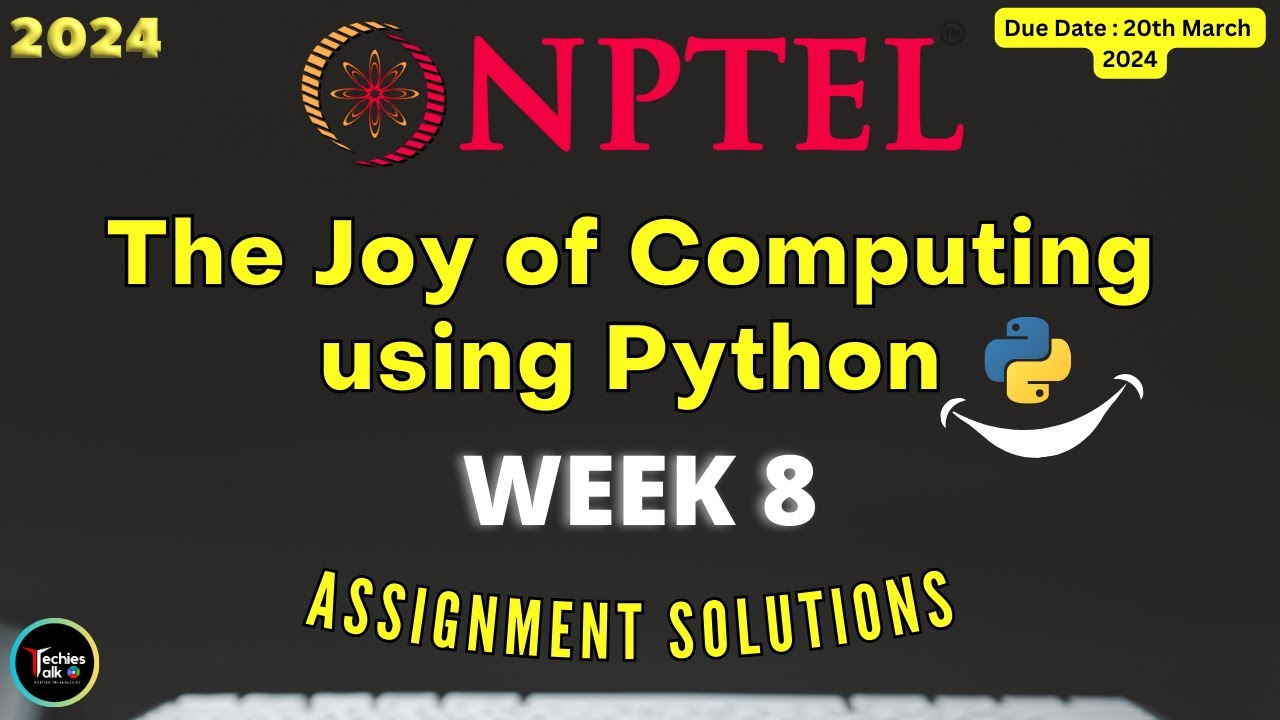 Nptel The Joy Of Computing Using Python Week8 Quiz Assignment Solutions 5999