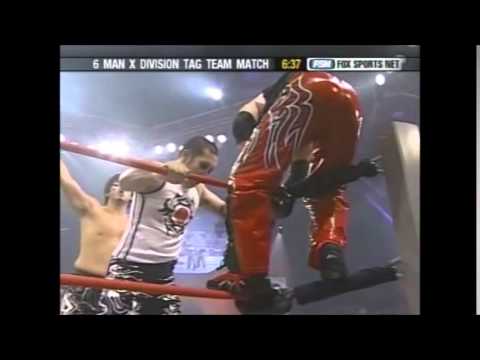 Amazing Red, Chris Sabin and Elix Skipper vs Kazarian, Nosawa and ...