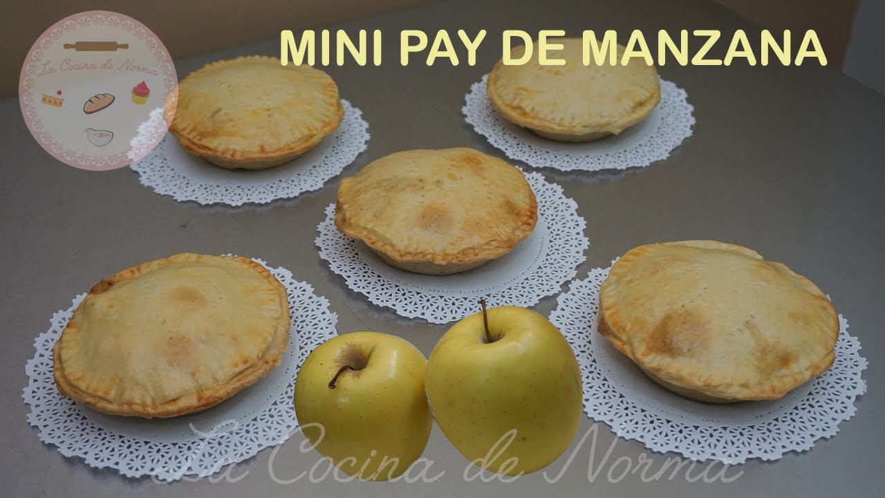 Mini Pay de Manzana ¡¡Riquísimo!! - YouTube