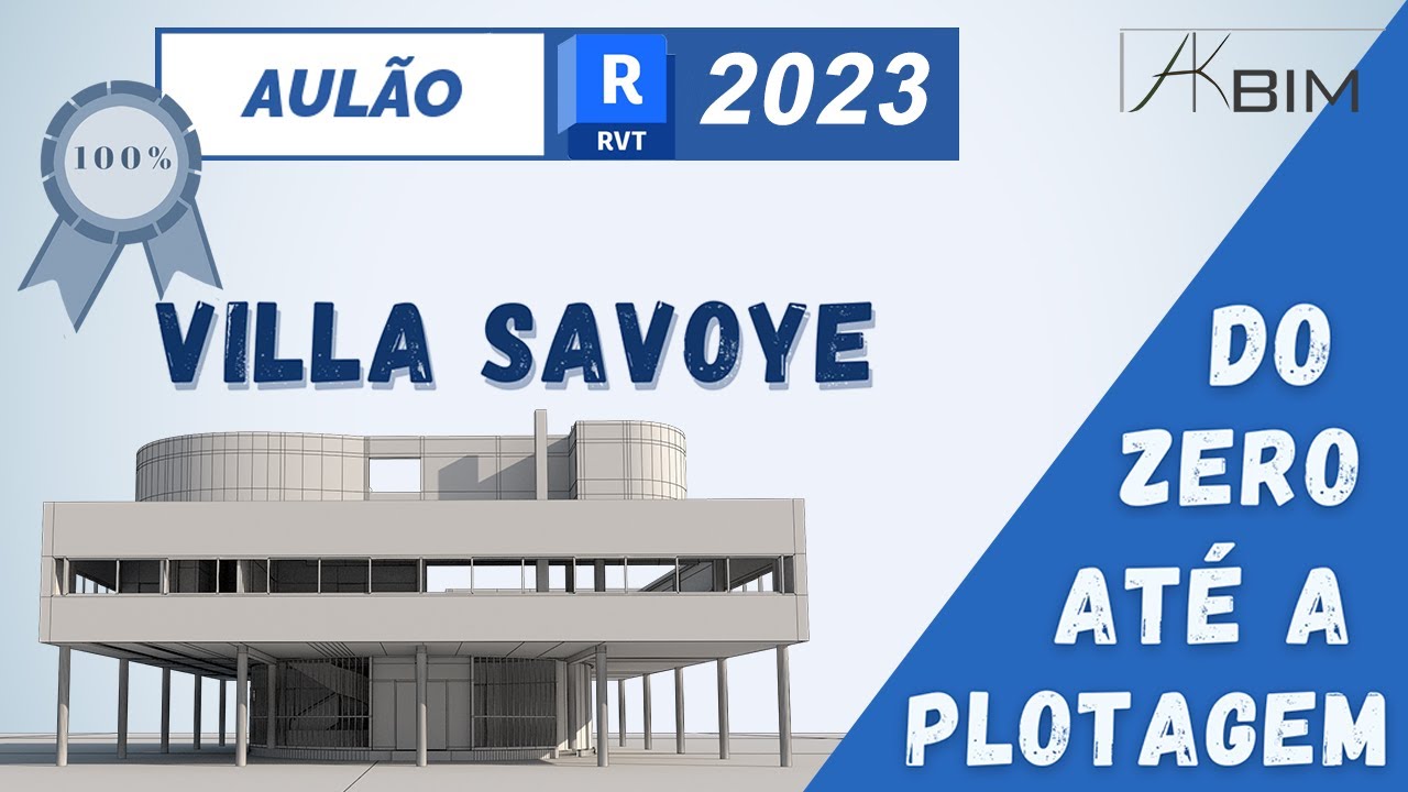 Aula Completa de Revit 2023 - Villa Savoye (do início até a plotagem) - YouTube
