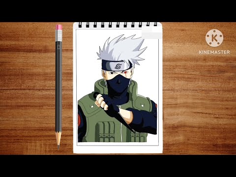 How to draw Kakashi|step by step| by @universe4400 - YouTube