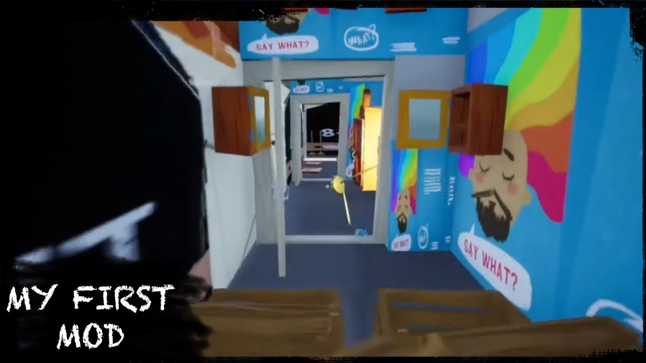 HELLO NEIGHBOR MOD KIT - MY FIRST MOD [NOT MY] - YouTube