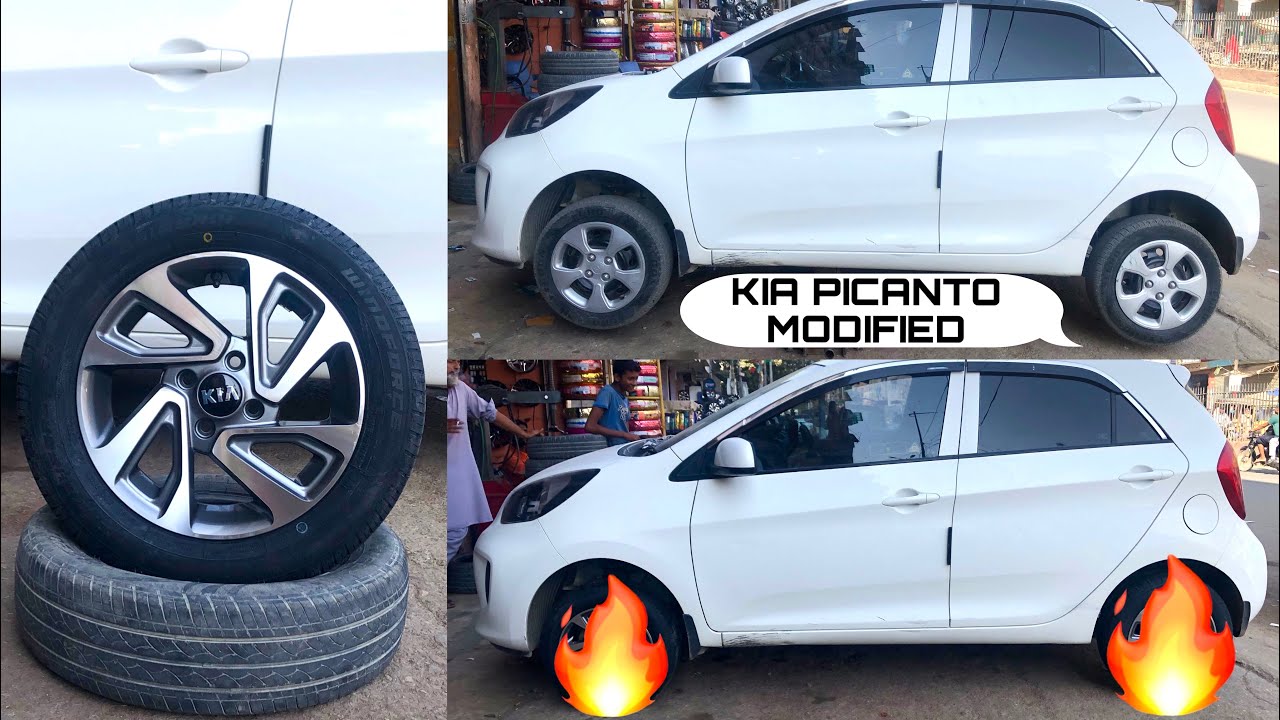 KIA PICANTO MODIFIED | KIA GENIUN ALLOY FIRST COPY & WINDFORCE ...